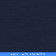 CSW-202/V3-19121 Navy Blue Self Design Vest Fabric – Sam Surin 1989